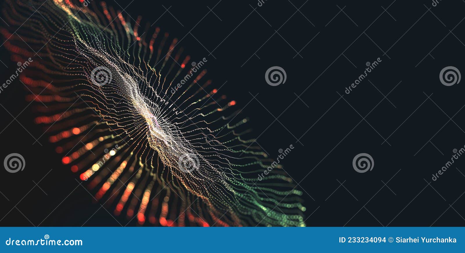 Information Waves, Analytics Data, Field Of Successive Points, Data ...
