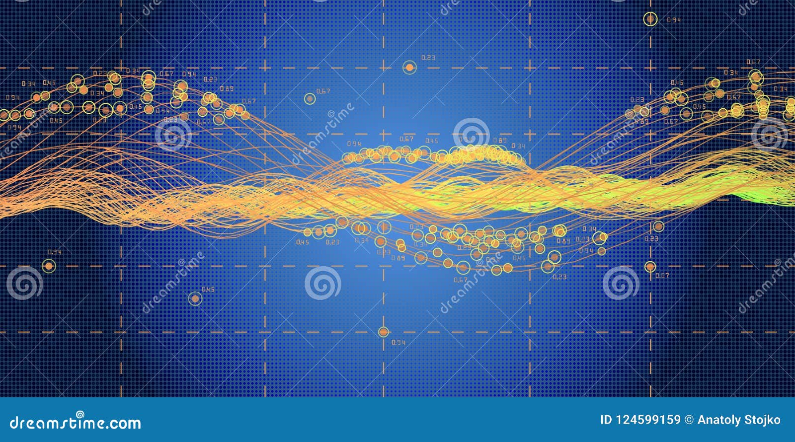 Big Data . Futuristic Infographic. Visual Data Graphic Stock Vector ...