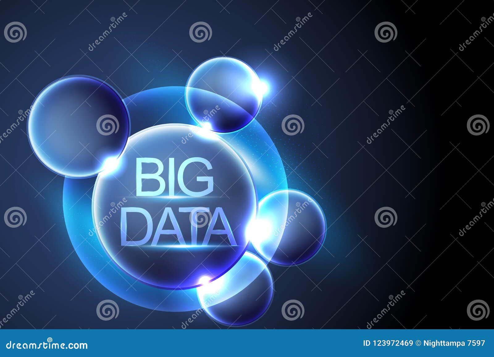 Big Data and Galaxy,Digital Communication,concept Abstract Stock Vector ...