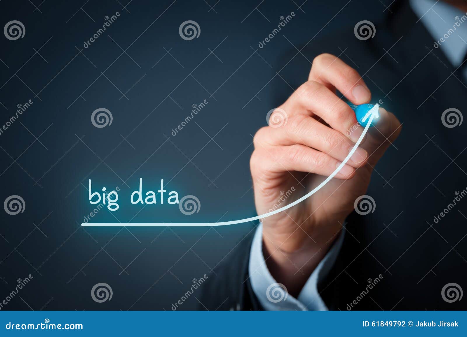 Big data growth stock photo. Image of blue, development - 61849792