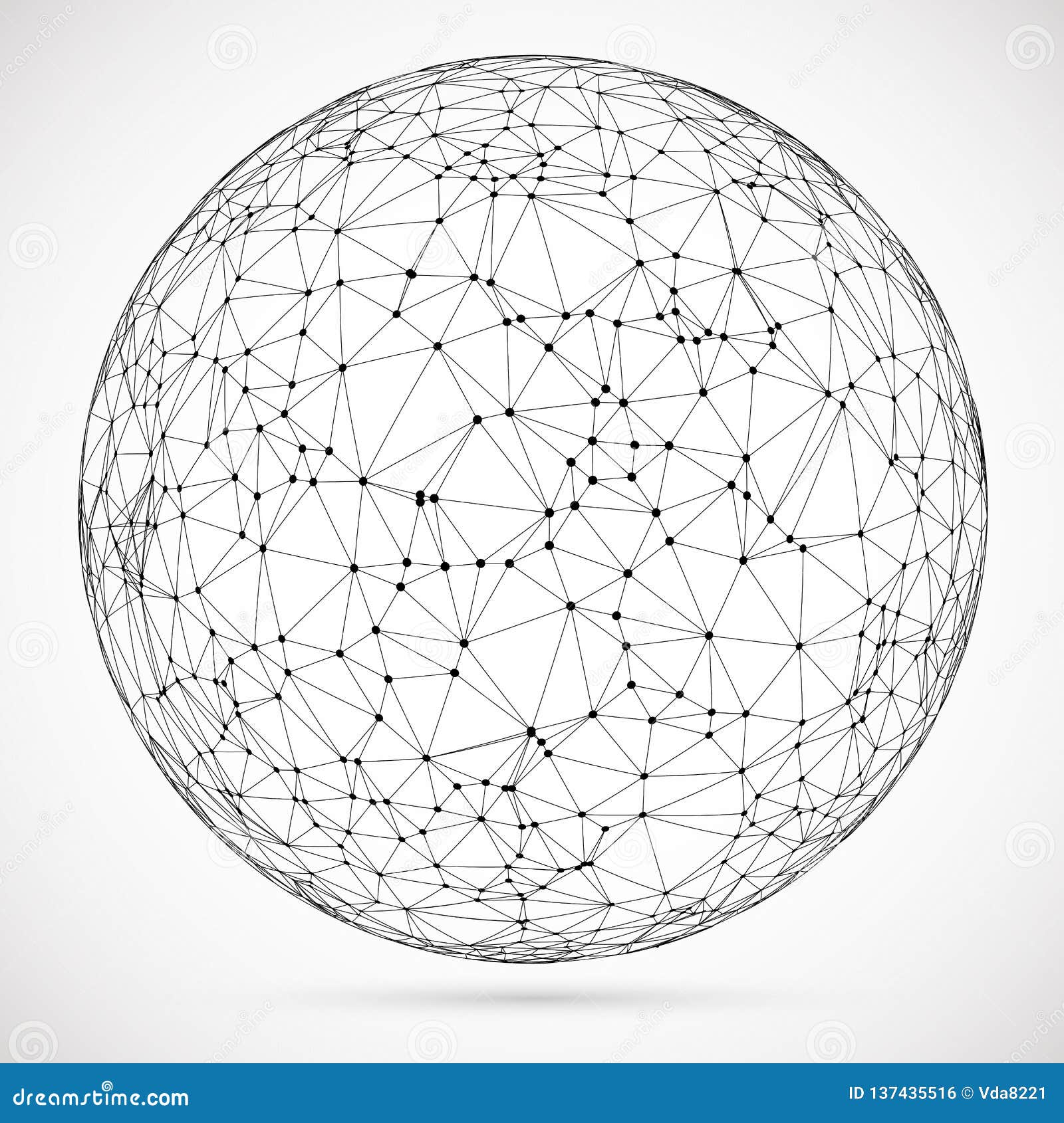 Big Data Icon. Artificial Intelligence. Global Network Concept ...