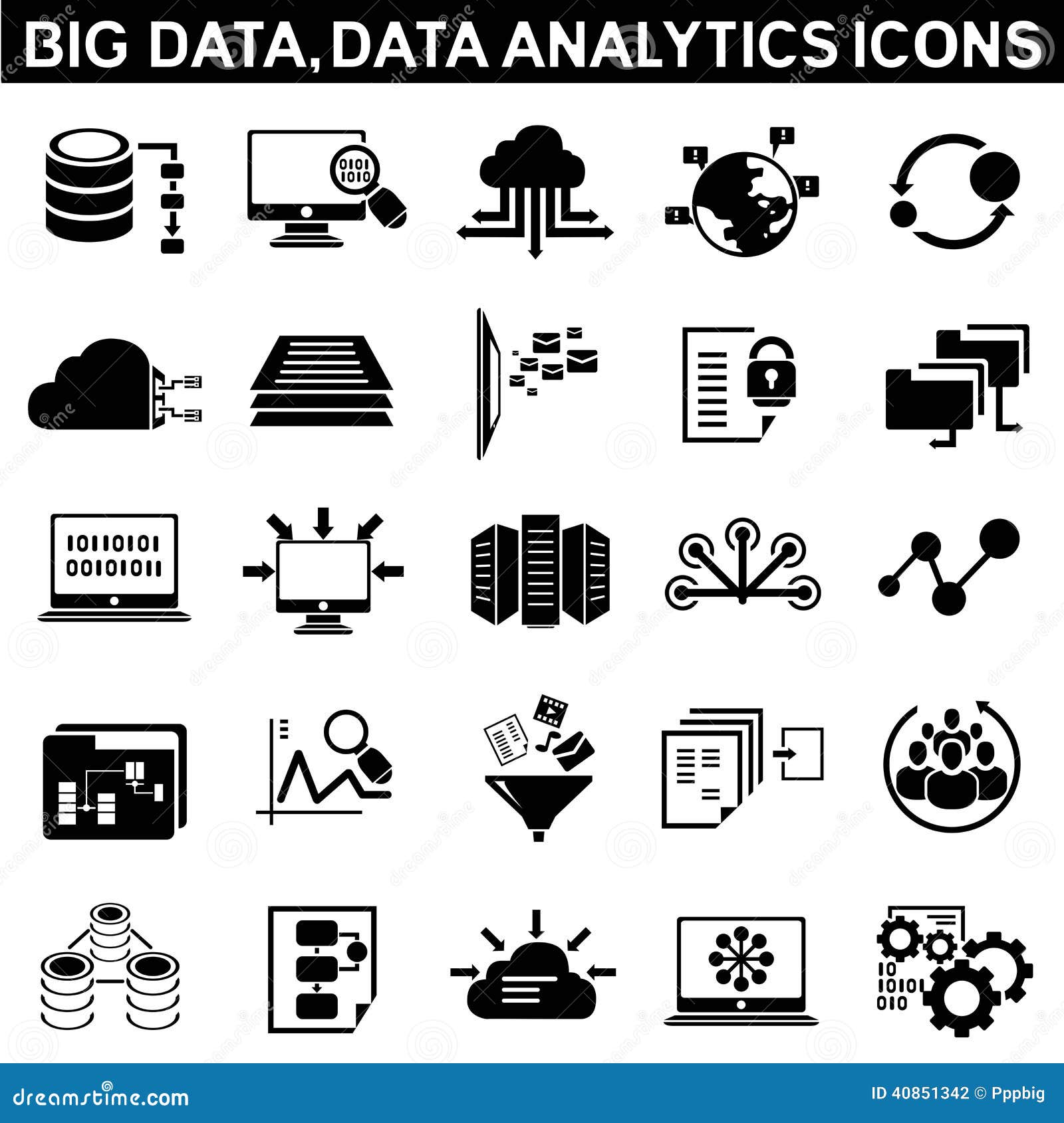 Big Data Icon Set, Data Center And Centralized Cartoon Vector ... Big Data Icon Set, Data Center And Centralized Cartoon Vector ...