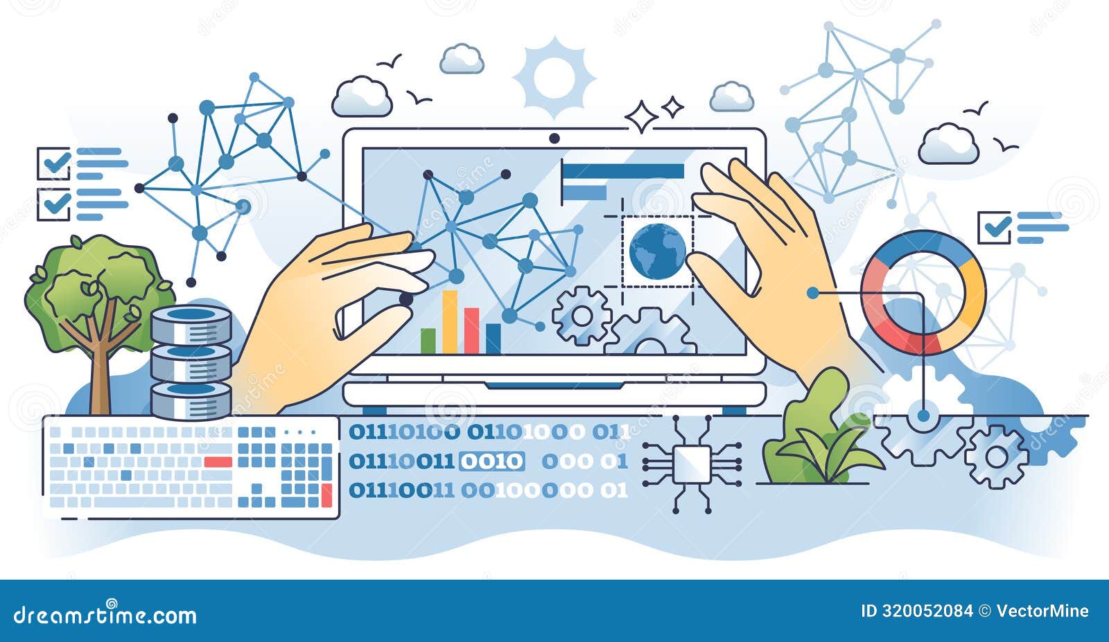 Big Data Information Collection and Digital Research Outline Hands ...