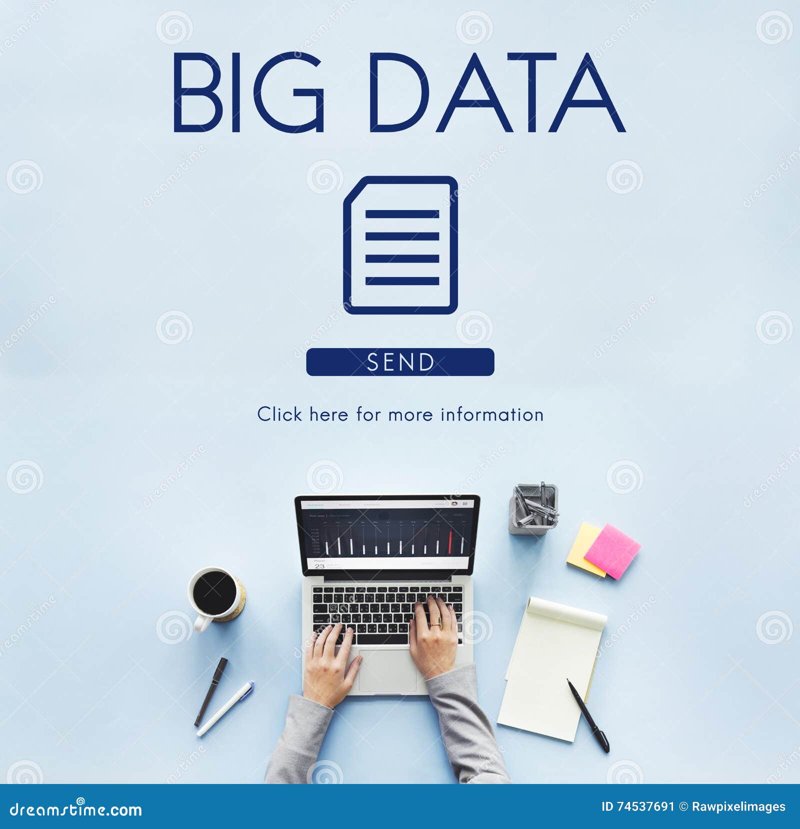 Big Data Information Technology Networking Concept Stock Image Image Of Office Person 74537691