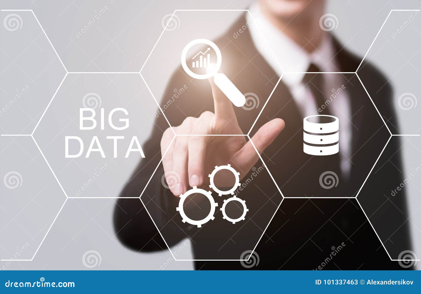 Big Data Internet Information Technology Business Information Concept ...