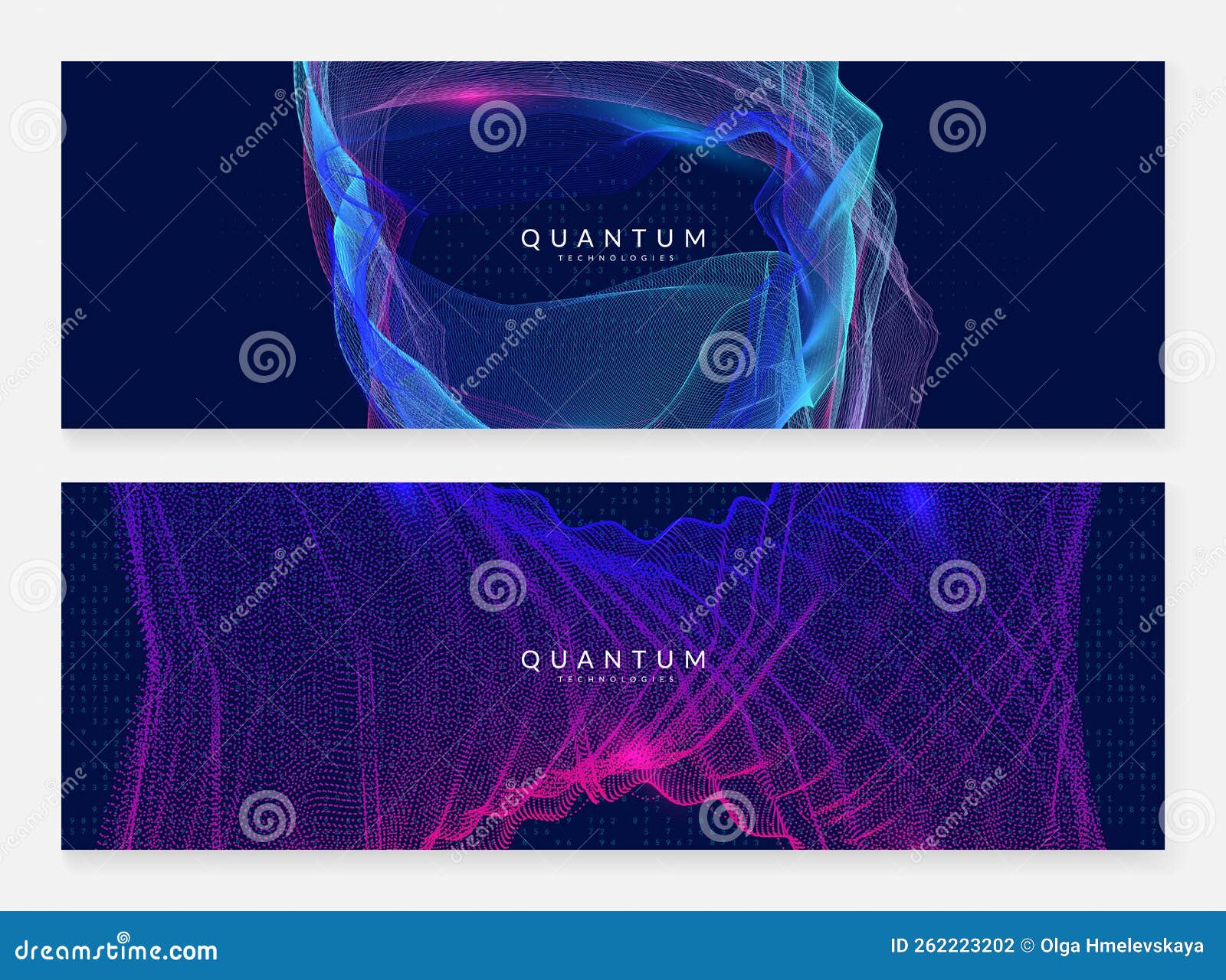 Big Data Learning. Digital Technology Abstract Stock Illustration ...