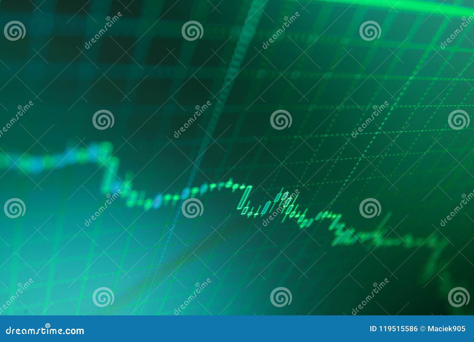 Big Data on LED Panel. New Modern Computer and Business Strategy As ...