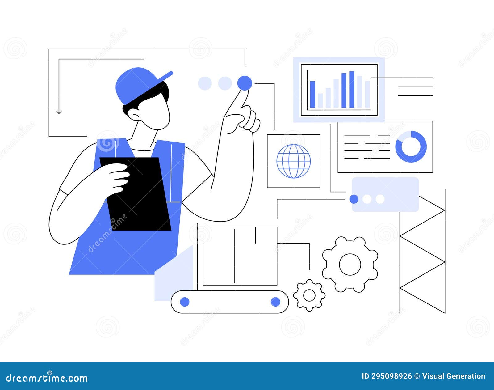 Big Data In Manufacturing For Effective Production Outline Hands ...