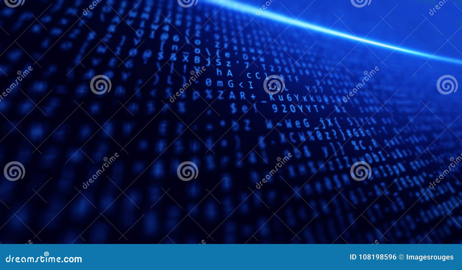 Big Data, Network, Internet, Business, Background Blue with Data and ...