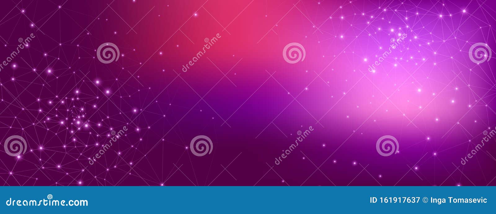 Big Data Network. Technology Poster Stock Vector - Illustration of ...