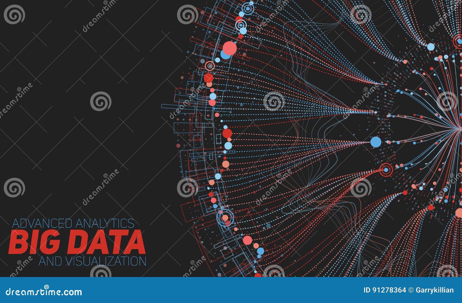 Big Data Round Visualization. Futuristic Infographic. Information ...