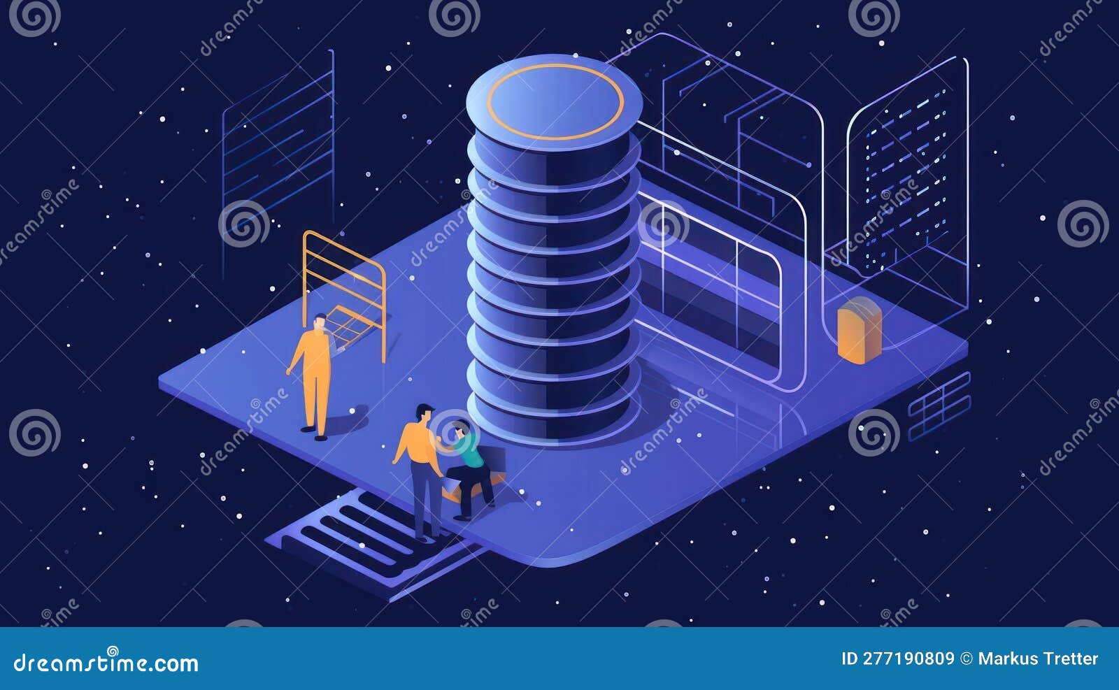 A Big Data Salary Icon Representing the Competitive Salaries Offered To ...