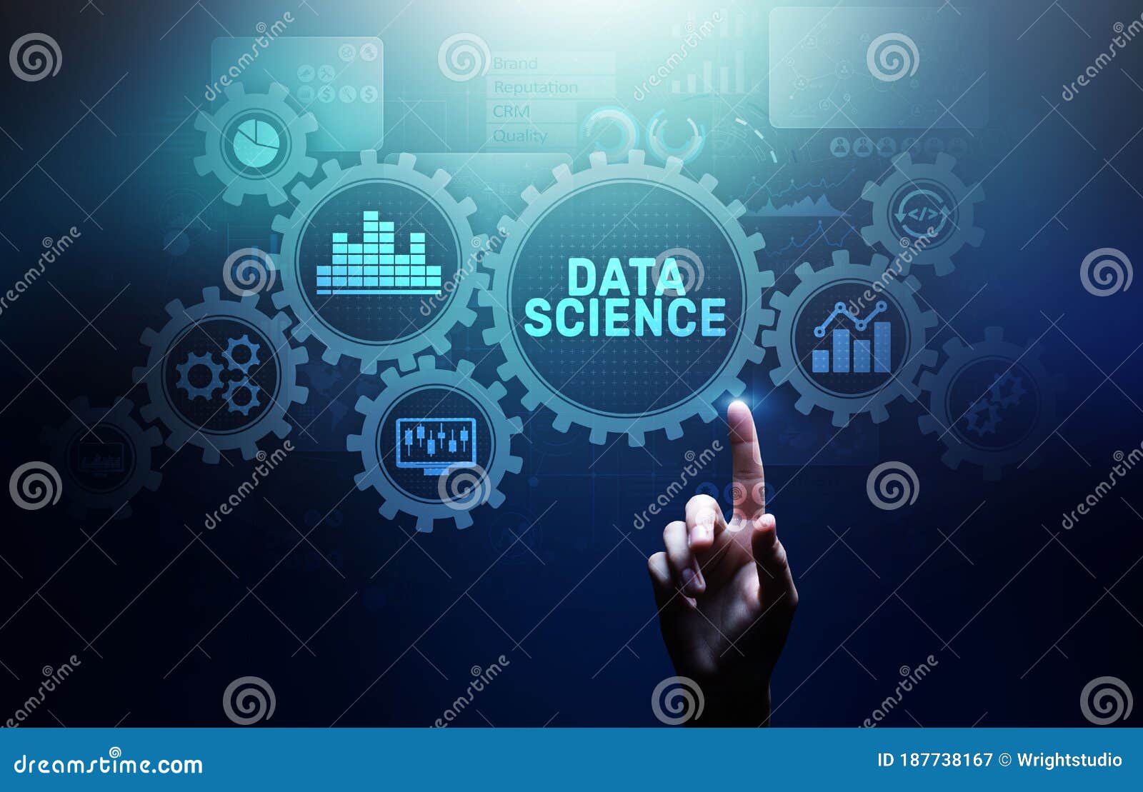 Big Data Science Analysis Business Technology Concept on Virtual Screen ... Big Data Science Analysis Business Technology Concept on Virtual Screen ...