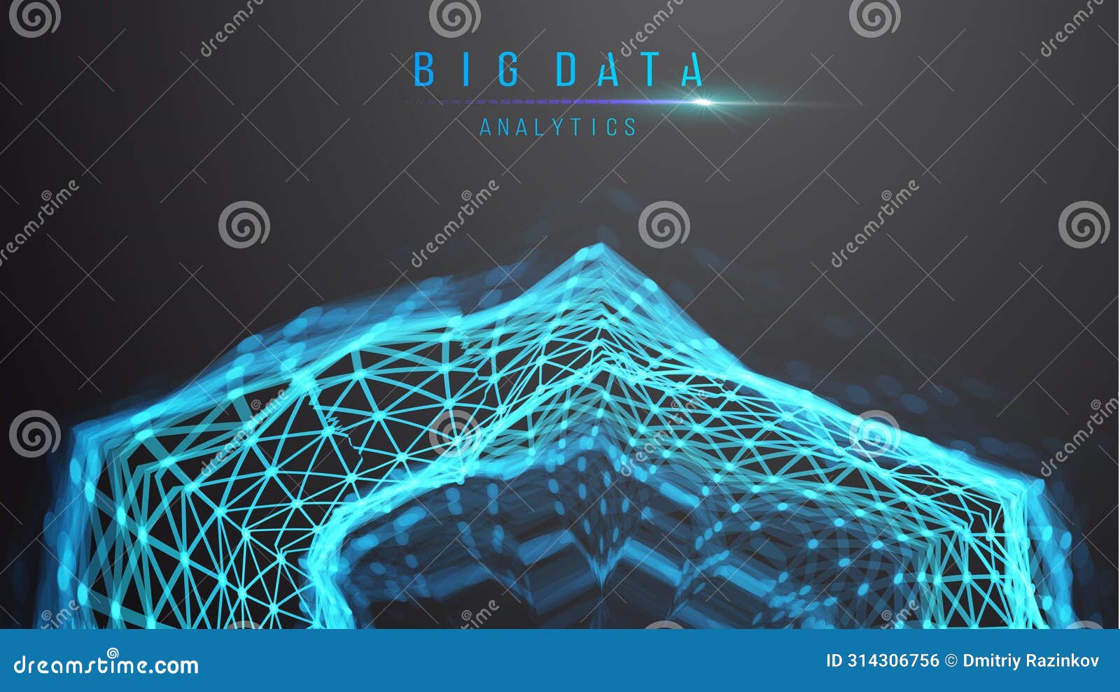 Big Data and Data Science. Futuristic Technology Data Visualisation ...