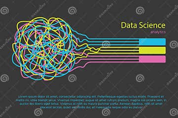 Big Data Science Illustration. Machine Learning Algorithm for ...