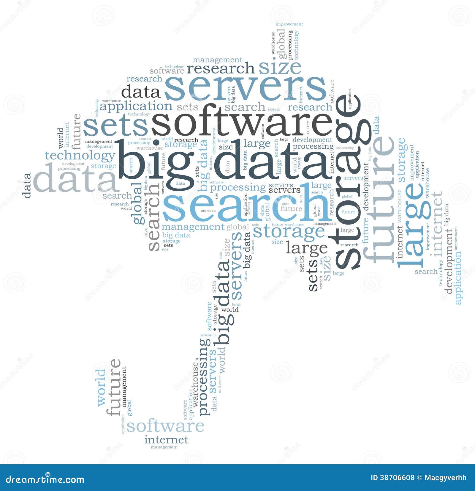 Big data search stock illustration. Illustration of cloud - 38706608