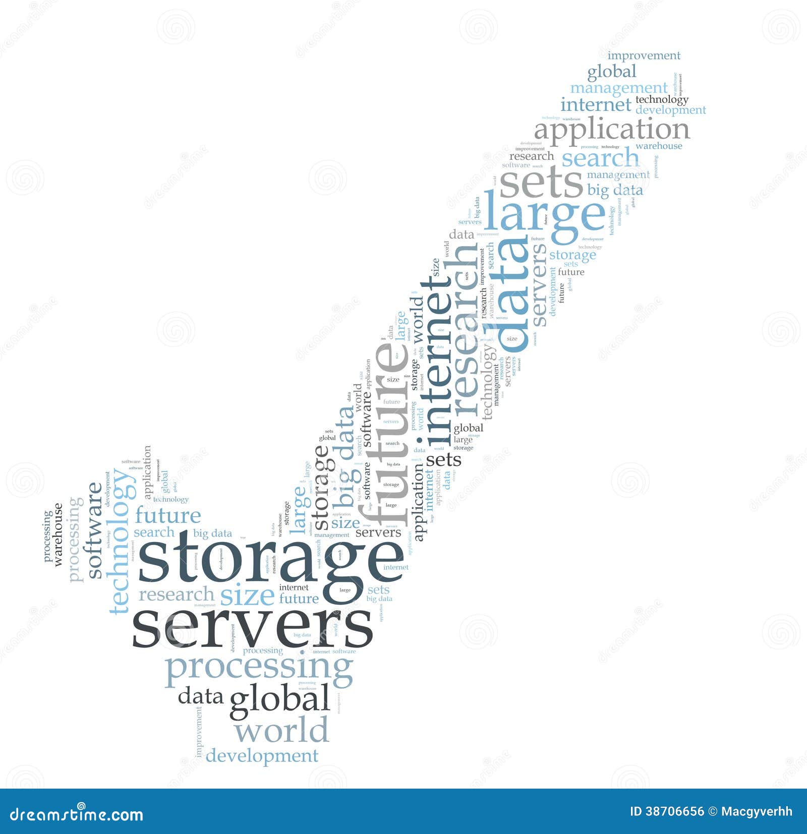Big data search stock illustration. Illustration of management - 38706656