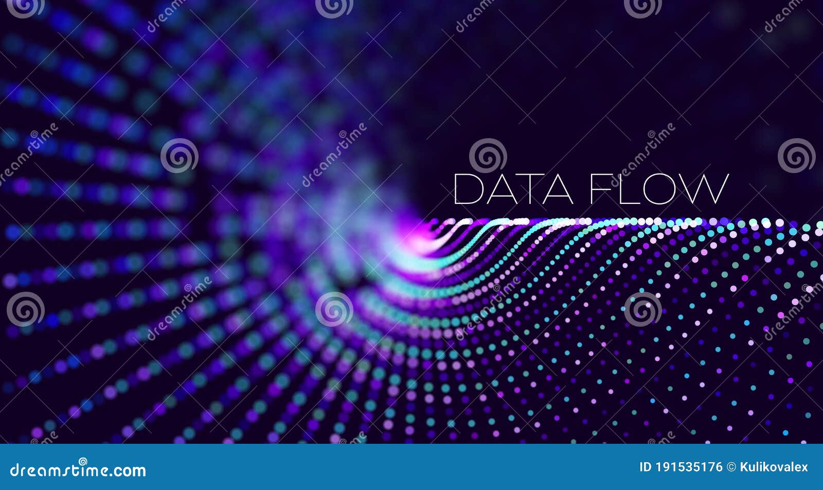 Vector Binary Code Dark Background Big Data And Programming Hacking Decryption Encryption