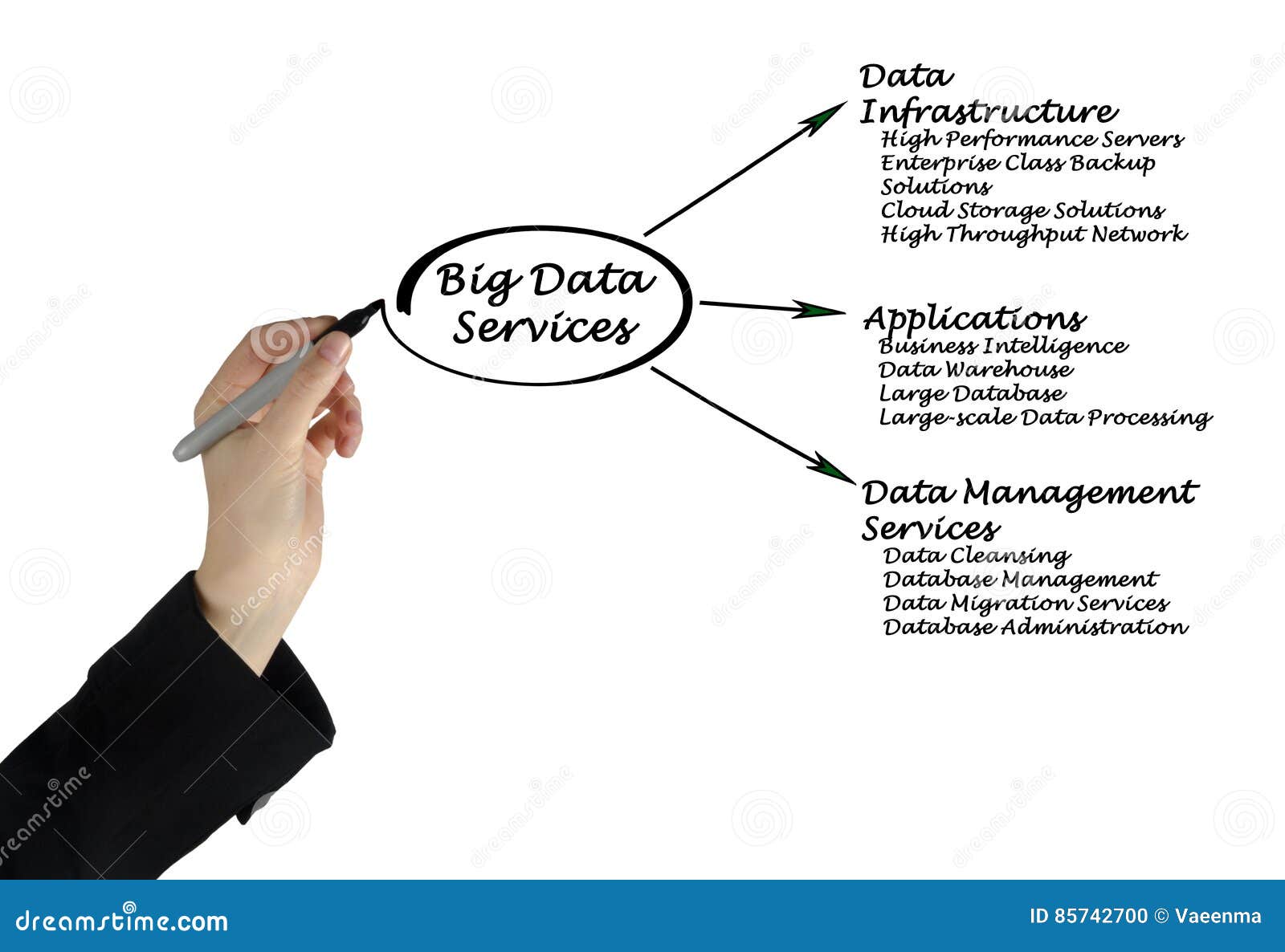 Big Data Services stock photo. Image of administration - 85742700