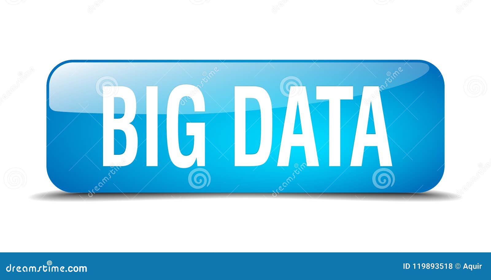 Big data button stock vector. Illustration of glossy - 119893518