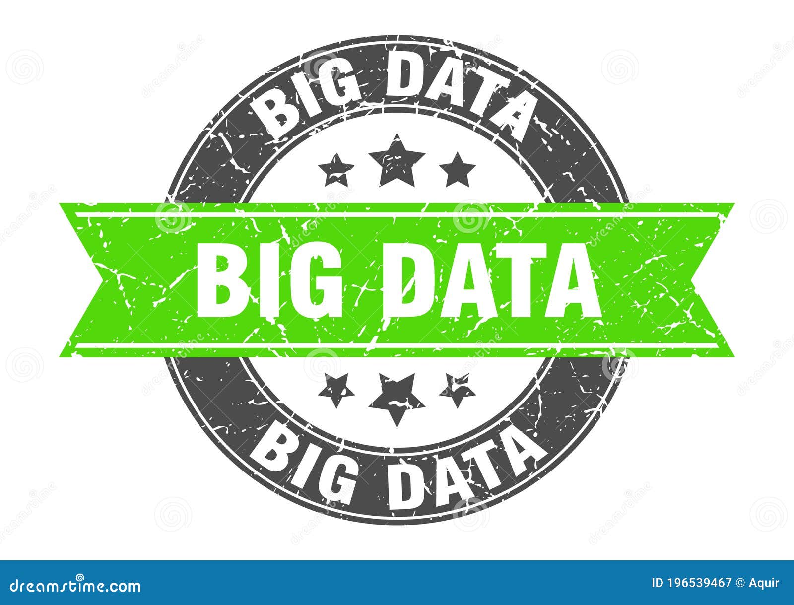 Big data stamp stock vector. Illustration of label, round - 196539467