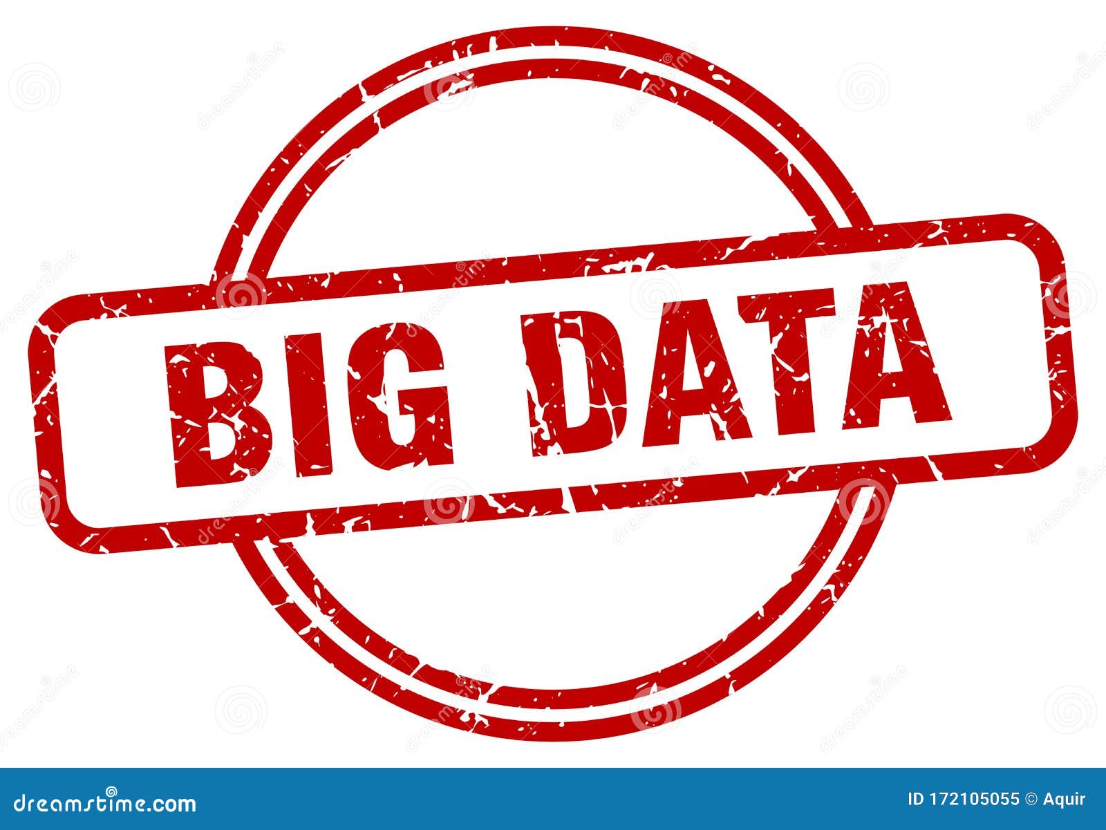Big Data Stamp. Big Data Round Grunge Sign Stock Vector - Illustration ...