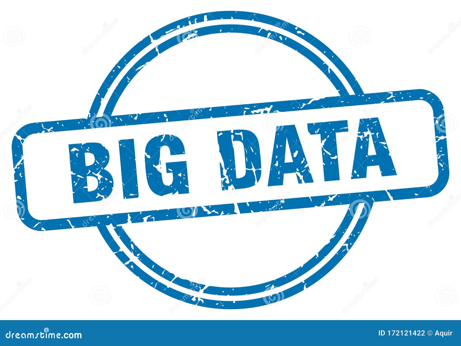 Big Data Stamp. Big Data Round Grunge Sign Stock Vector - Illustration ...