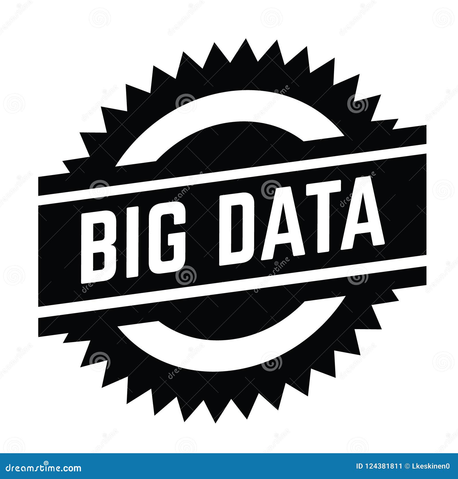 Big data stamp on white stock vector. Illustration of label - 124381811