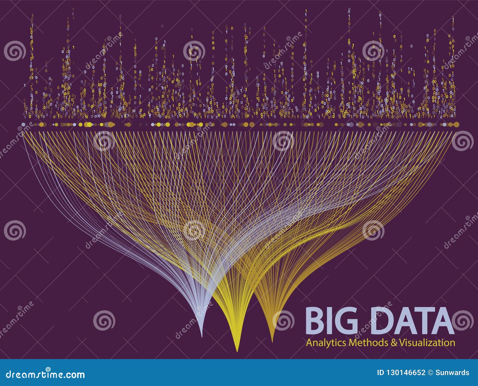 Big Data Visualization Concept Vector. Stock Vector - Illustration of information, graph: 130146652