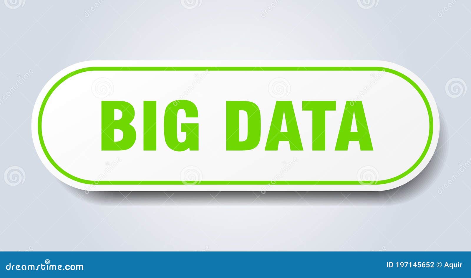 Big data sticker. stock vector. Illustration of website - 197145652