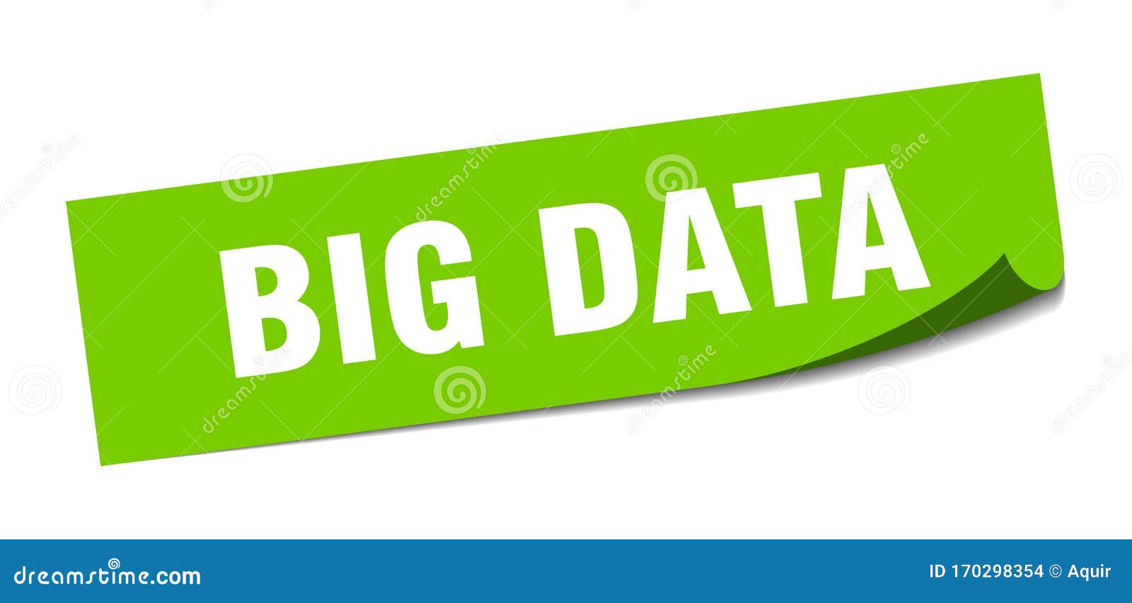 Big Data Sticker. Big Data Square Sign Stock Vector - Illustration of ...