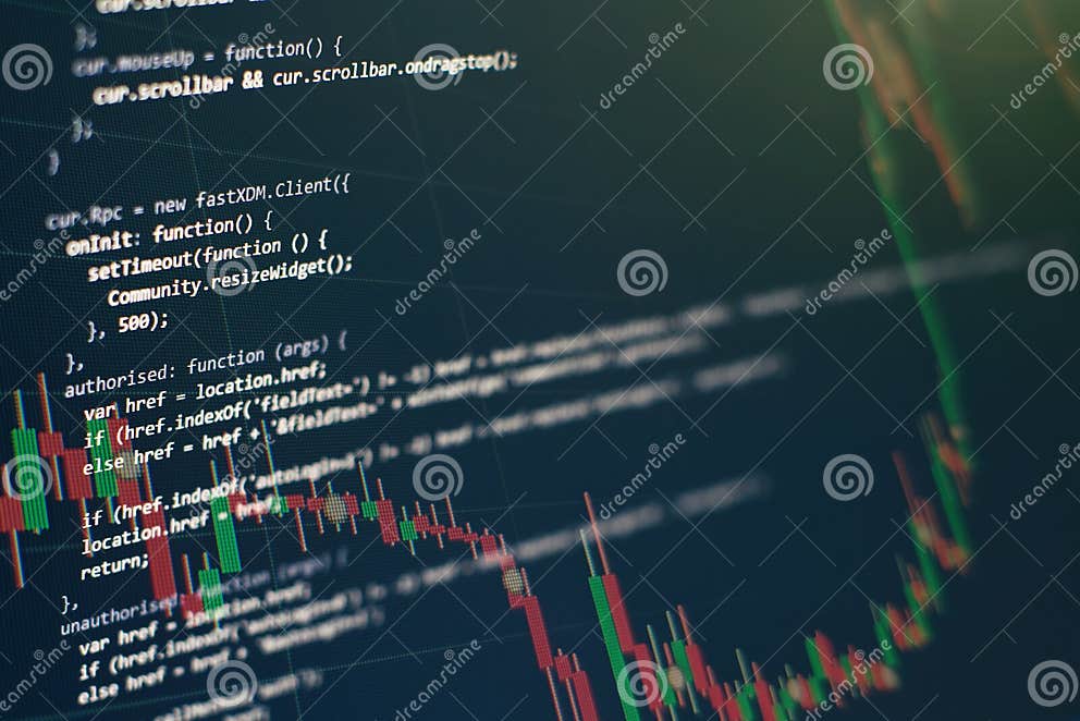 Big Data Storage and Cloud Computing Representation. Programming Code Stock Image - Image of ...