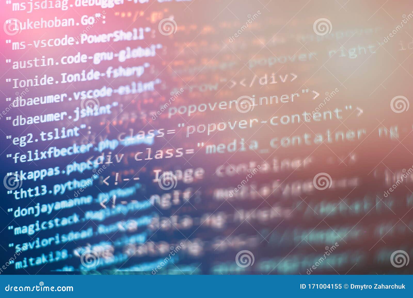 Big Data Storage and Cloud Computing Representation. Programming Code Stock Image - Image of ...