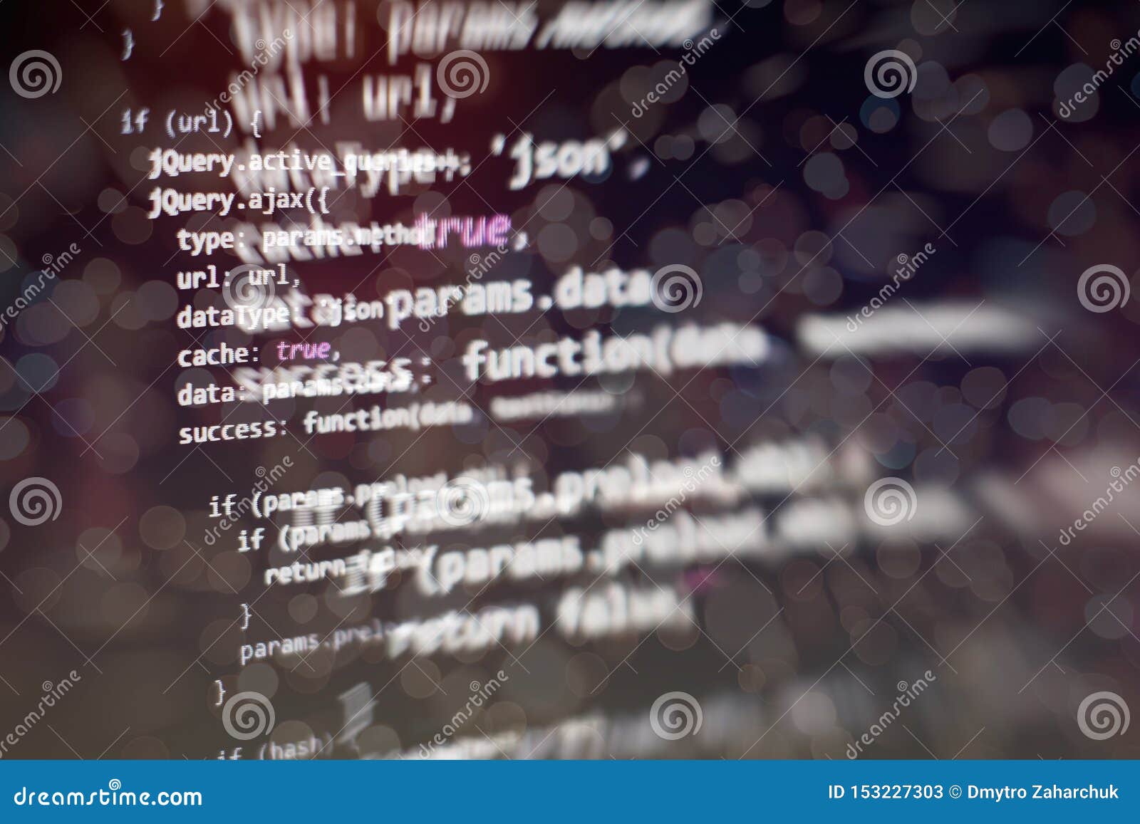 Big Data Storage And Cloud Computing Representation Programming Developer Working On Web