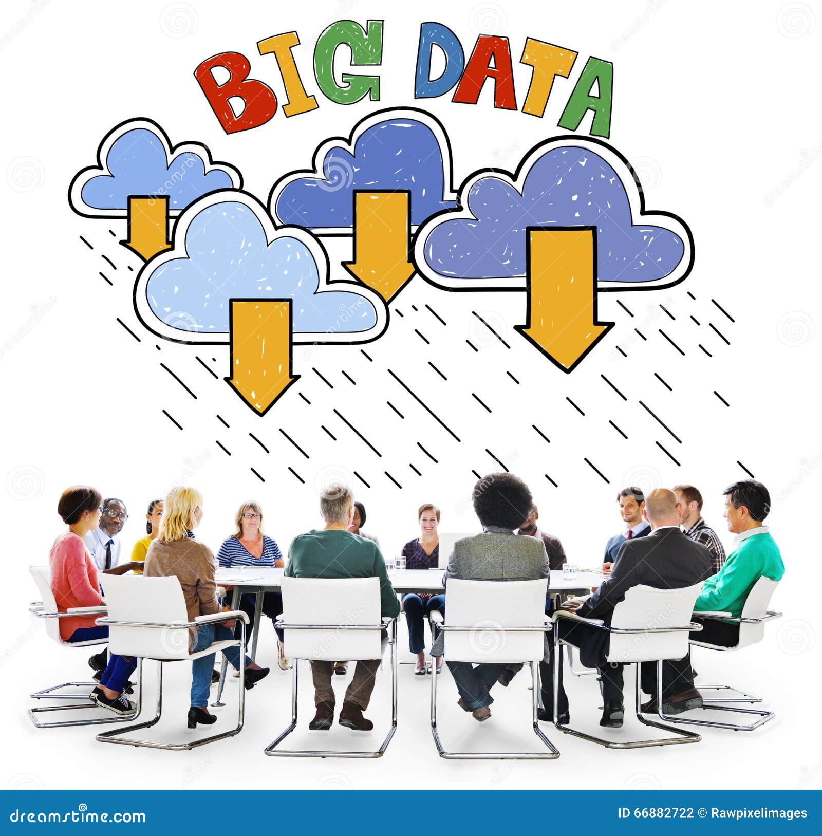 Big Data Storage Database Download Concept Stock Photo - Image of ...
