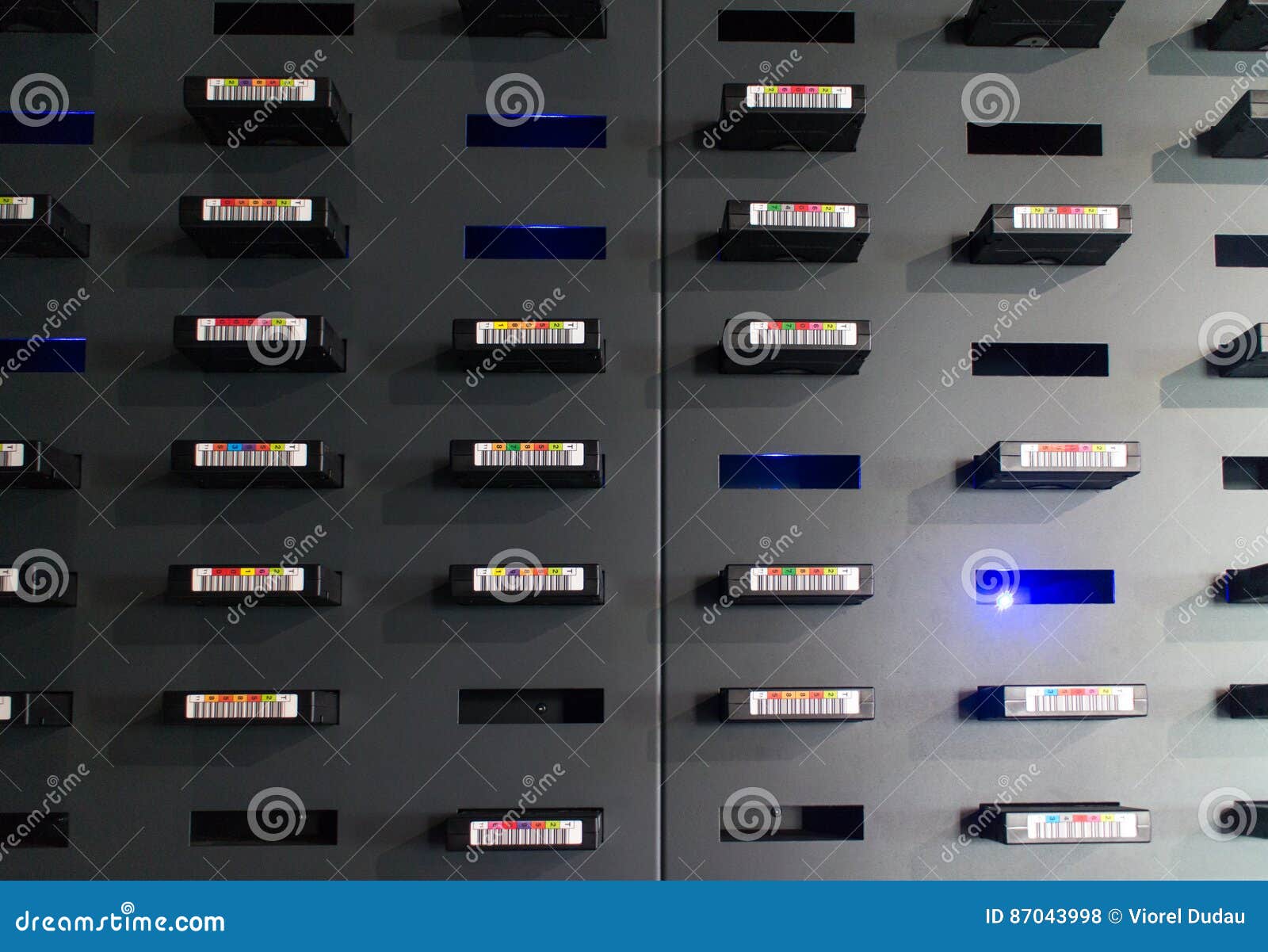 Big Data Storage Units in Server Stock Photo - Image of backup ...