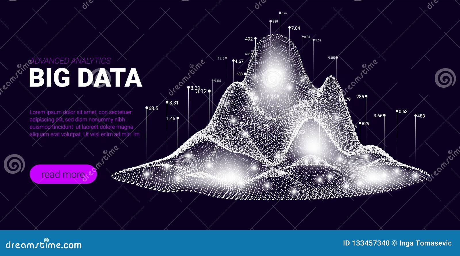 Big Data Stream Concept, Business Analytics. Stock Vector ... Big Data Stream Concept, Business Analytics. Stock Vector ...