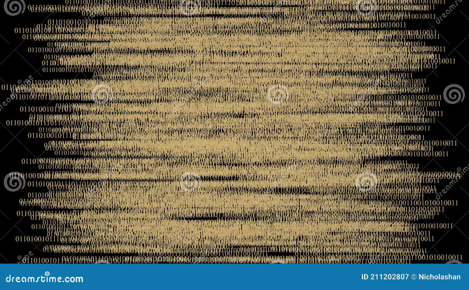 Big Data Structurenet And Source Code Stock Video Video Of Futuristic Computer 211202807