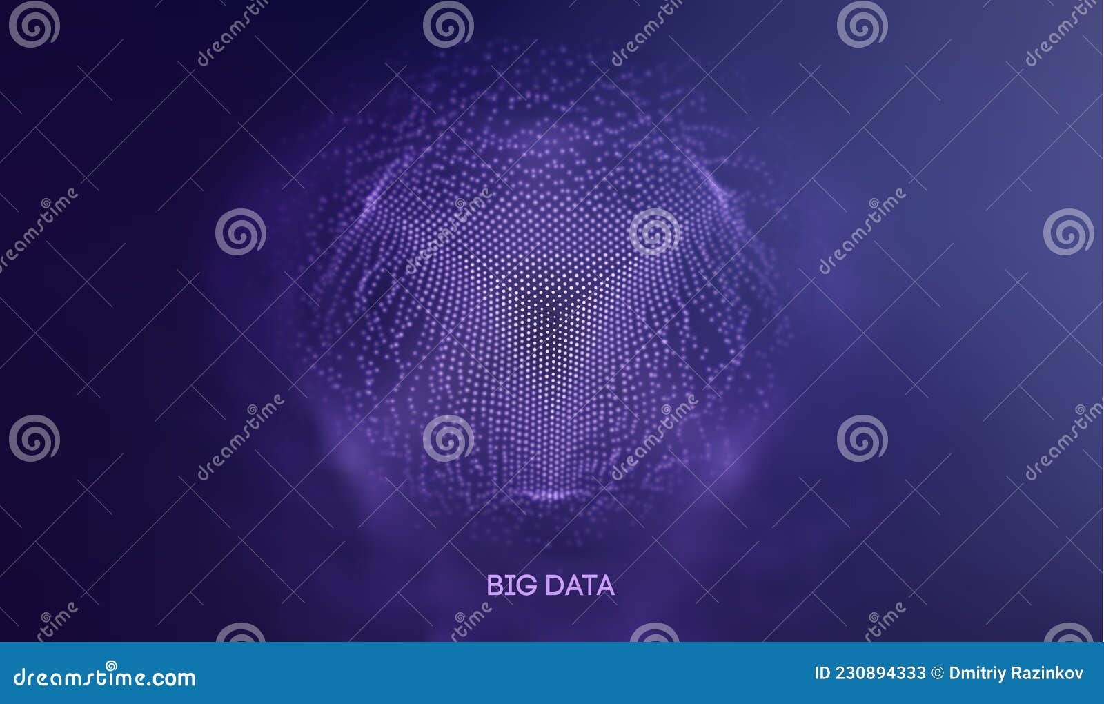 Big Data Technology Background. Binary Code Algorithms Deep Learning. Virtual Reality Analysis ...