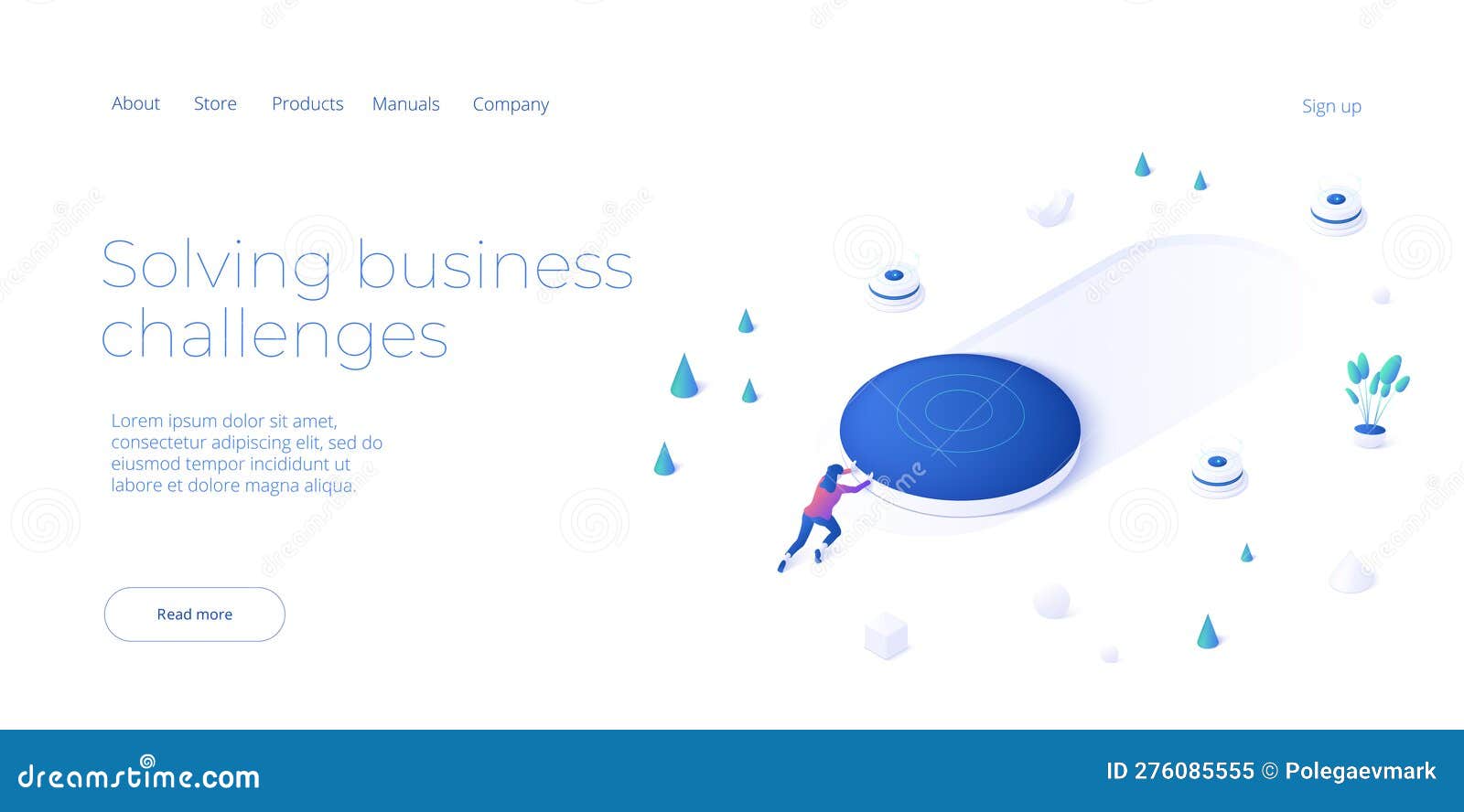 Big Data Technology in Isometric Vector Illustration. Information ...