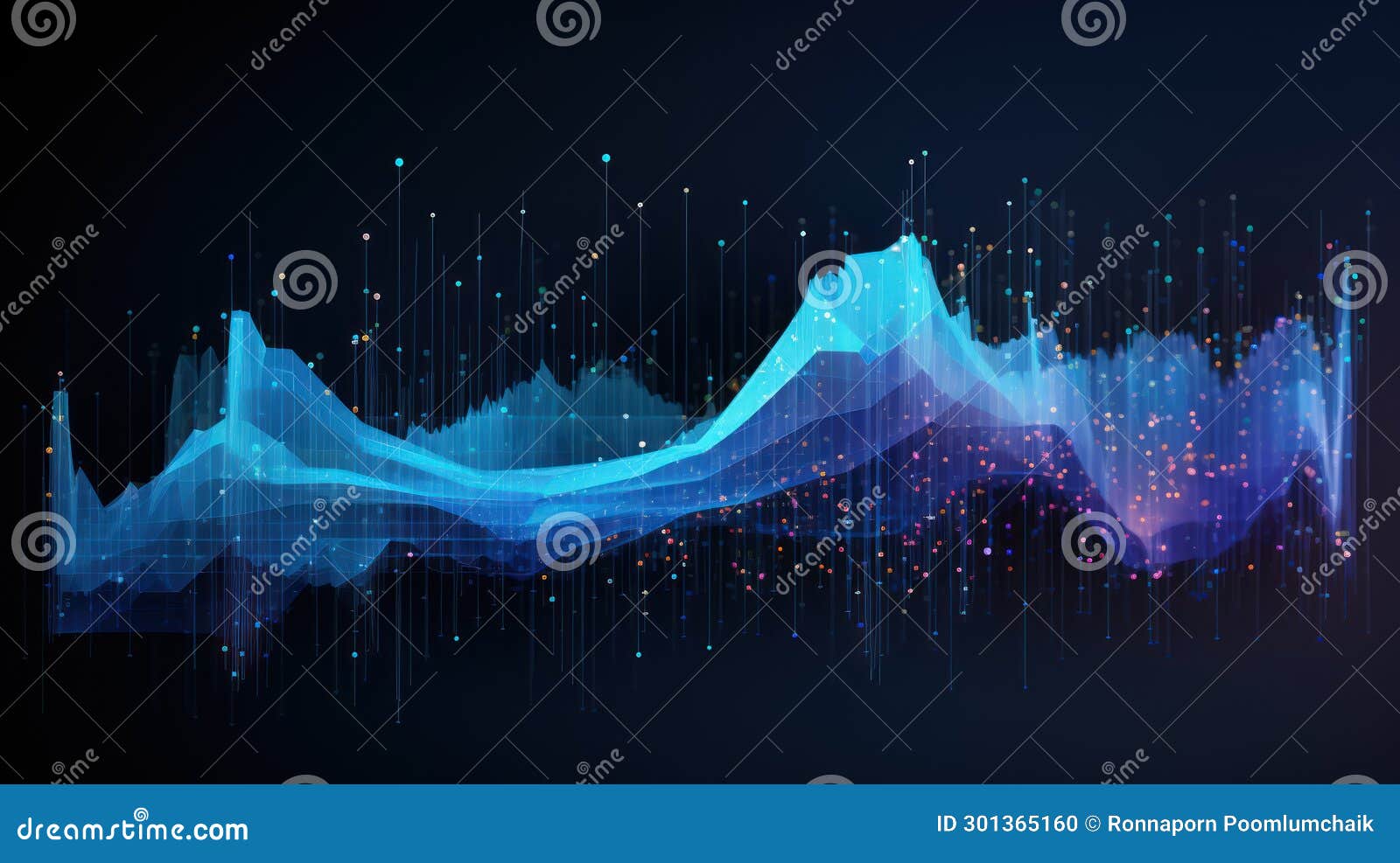 Big Data Technology and Data Science Illustration Stock Illustration ...