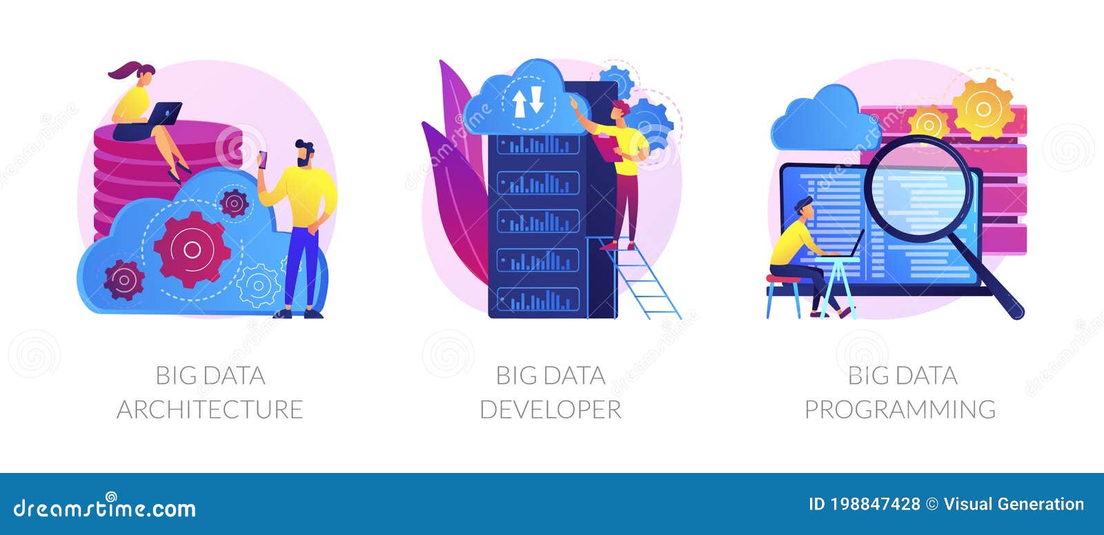 Big Data Technology Vector Concept Metaphors Stock Vector ...