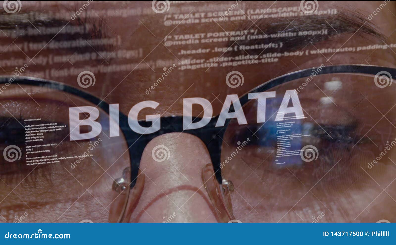 Big Data Text on Background of Developer Stock Footage - Video of ...