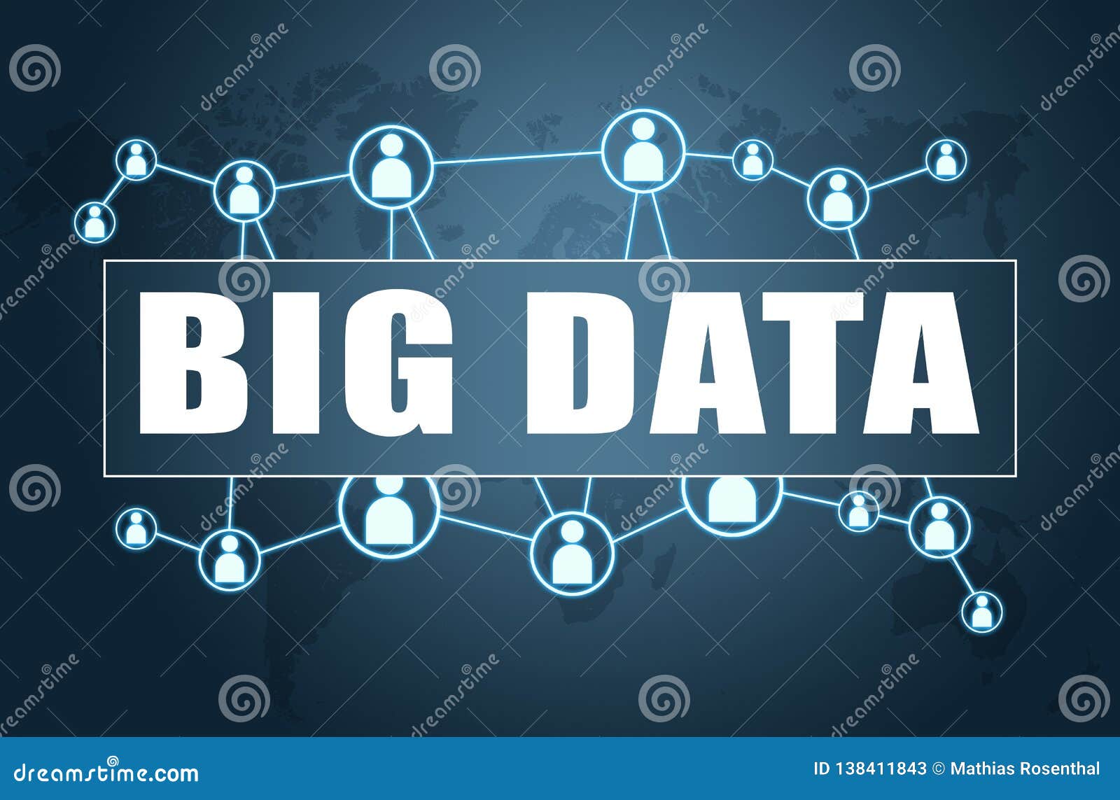 Big Data stock illustration. Illustration of management - 138411843