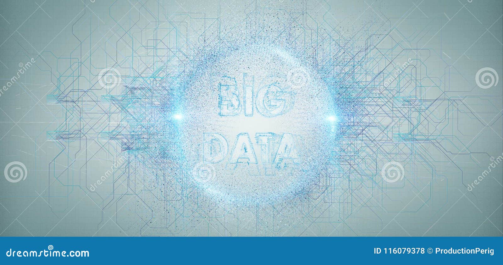 Big Data Title Isolated on a Background Stock Illustration ...
