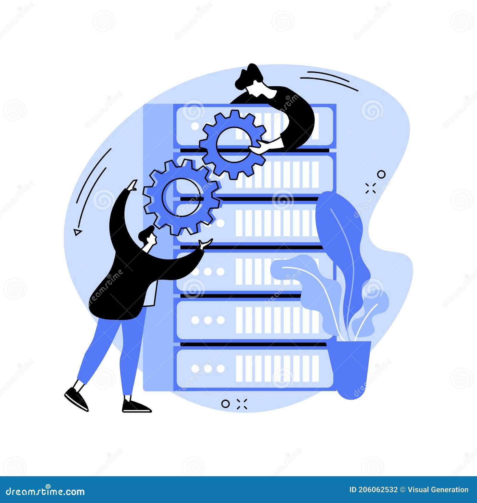 Big Data Tools Abstract Concept Vector Illustration. Stock Vector ...