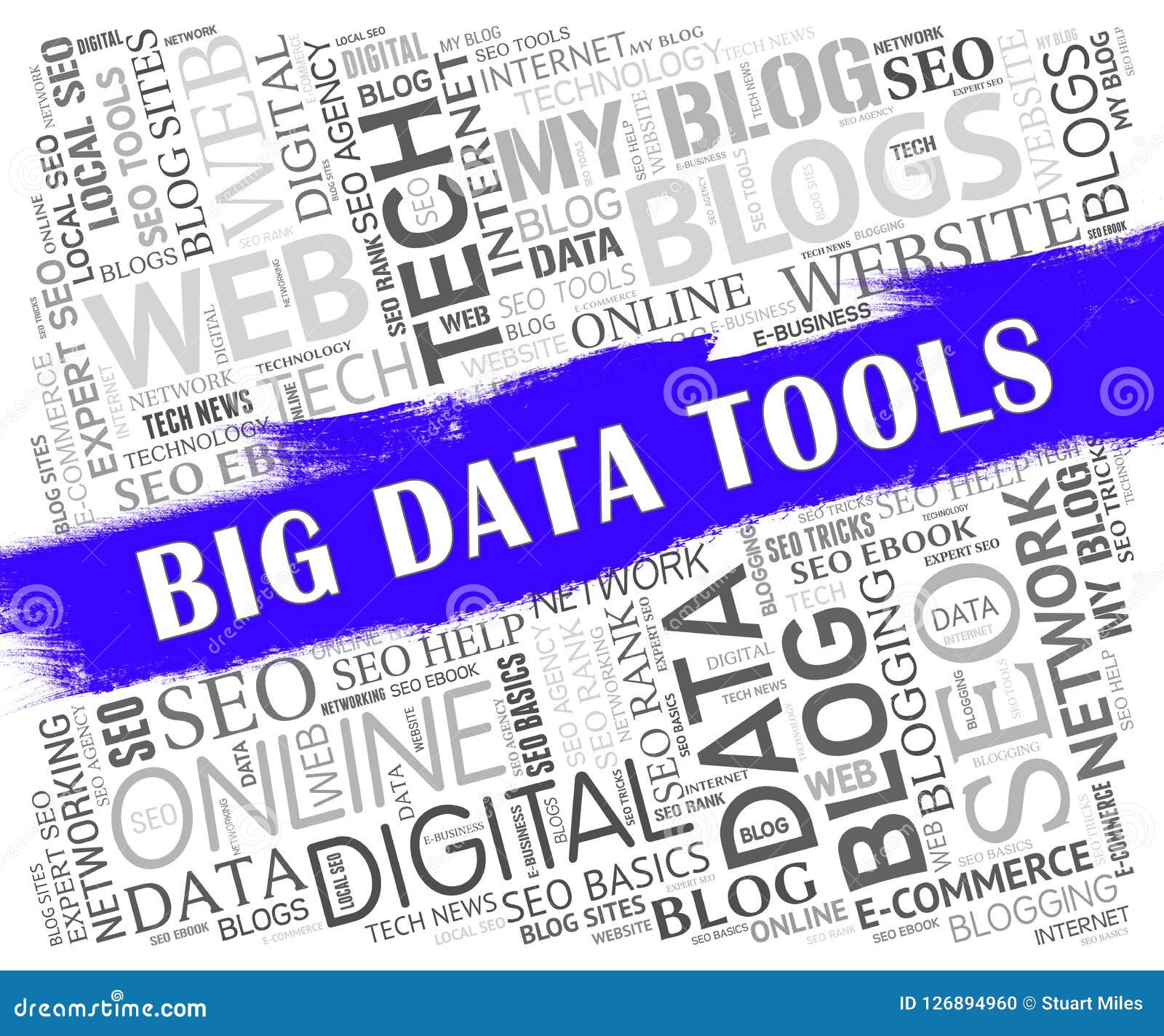 Big Data Tools Digital Toolbox 2d Illustration Stock Illustration ...