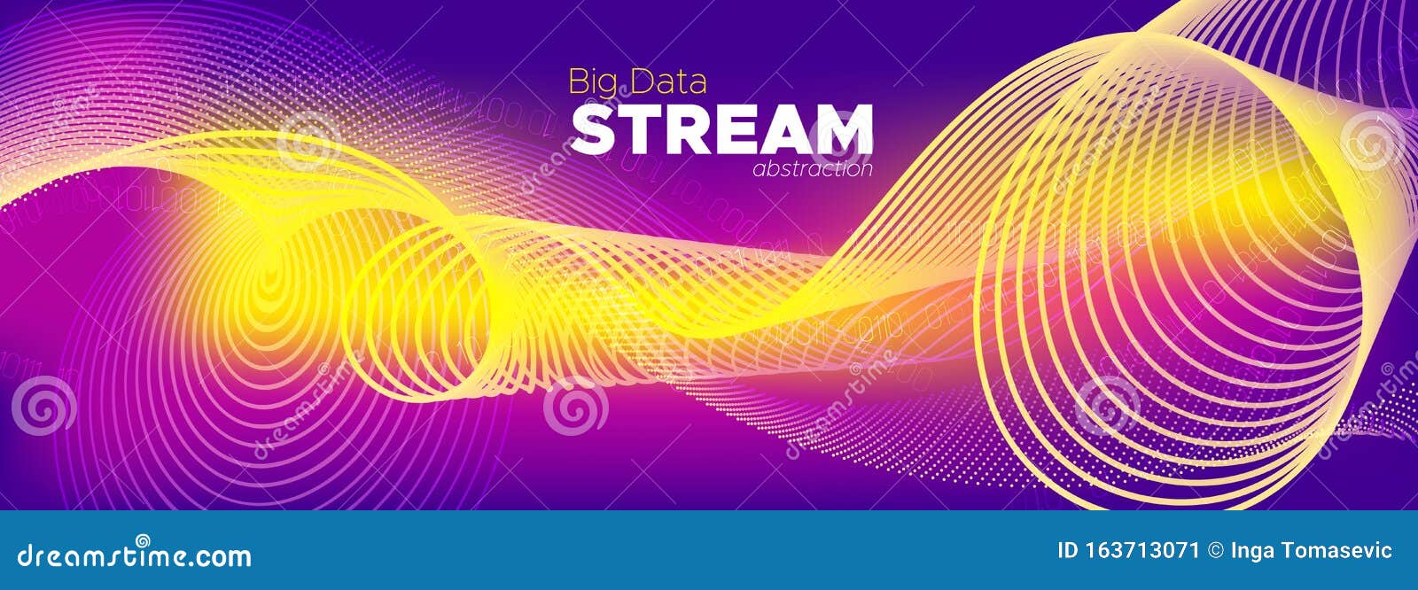 Big Data Vector Farbige Matrix-Visualisierung Vektor Abbildung ...