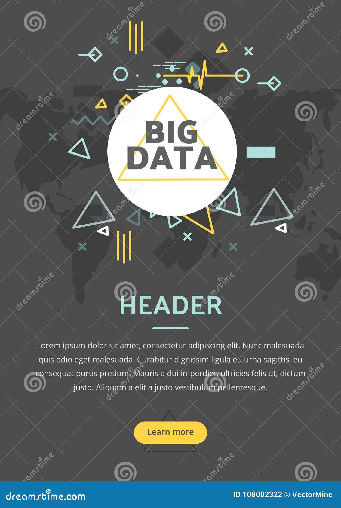 Big Data Vector Illustration Concept. Stock Vector - Illustration of ...