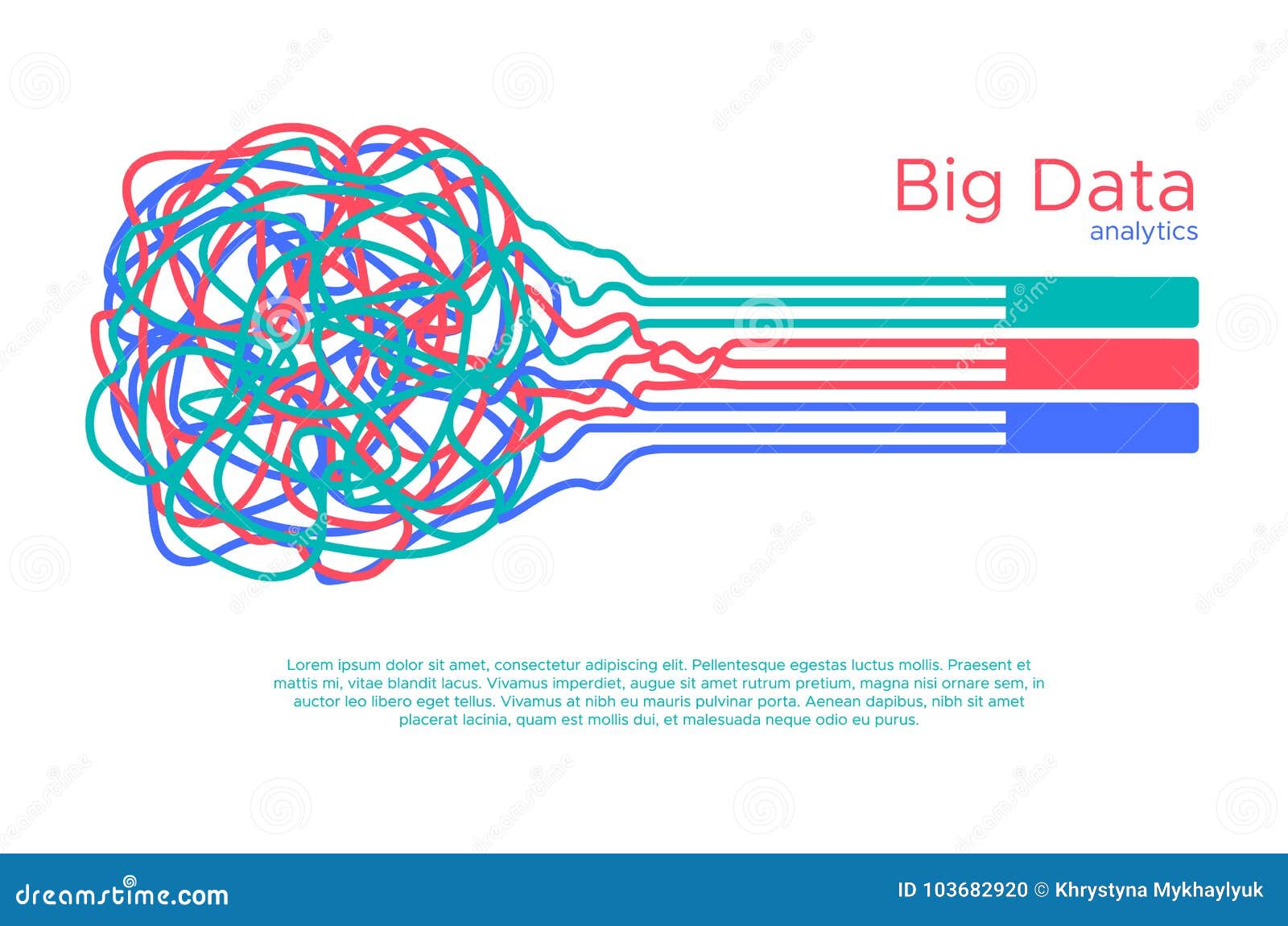 Big Data Vector Illustration. Machine Learning Algorythm for ... Big Data Vector Illustration. Machine Learning Algorythm for ...